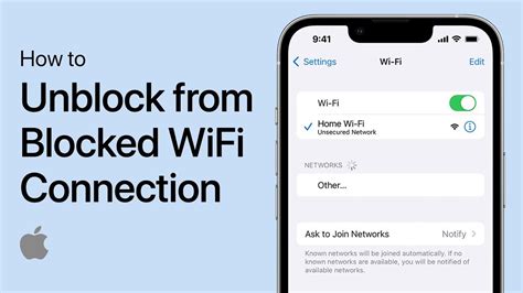 How To Unblock Your Phone From Blocked Wifi Connection 2025 Youtube