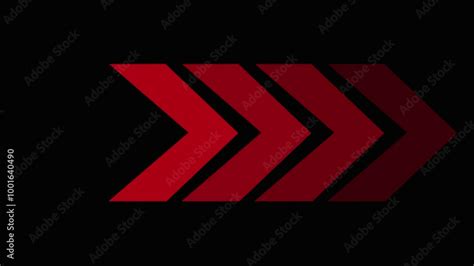 Arrow Sign Video Animation Directional Arrow Loop Direction Arrow