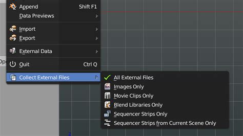 Collect All Files Addon Released Scripts And Themes Blender