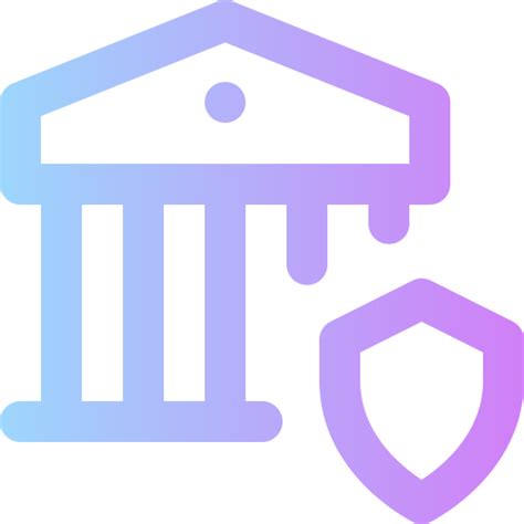 Bank Super Basic Rounded Gradient Icon