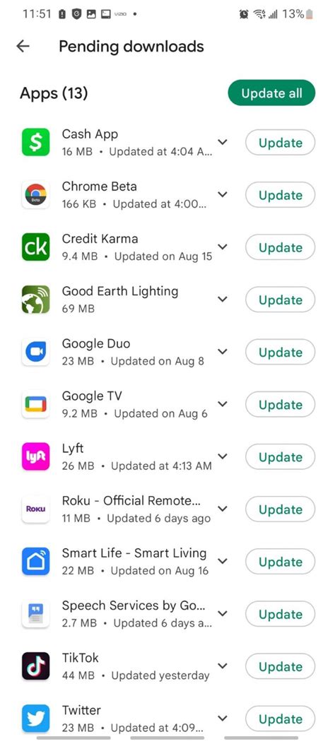 Unused Broken Apps Don T Update In The Play Store