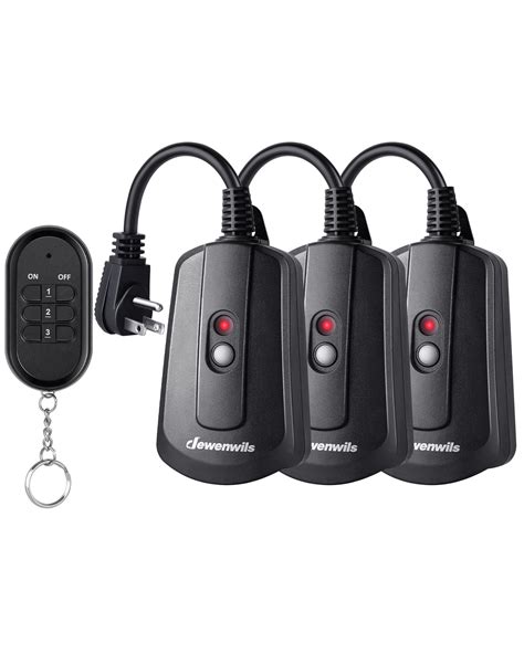 Dewenwils Outdoor Wireless Remote Control Outlet Kit Waterproof