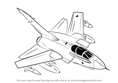 step by step how to draw panavia tornado aircraft rb199 jet