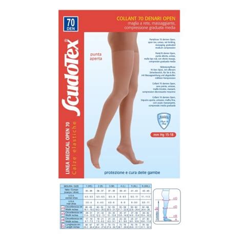 Tights 70 Open Scudotex Skin Size 2 Farmacia Loreto