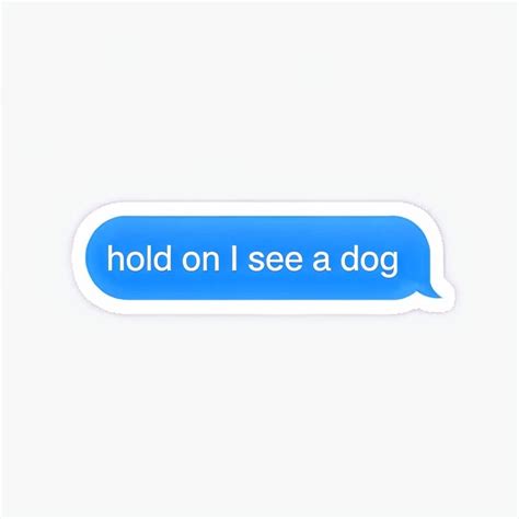 sky blue minimalist text message bubble sticker playground