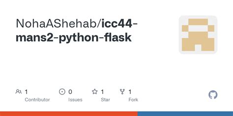 GitHub NohaAShehab Icc Mans Python Flask
