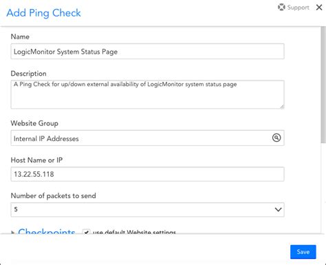 Ping Hostname
