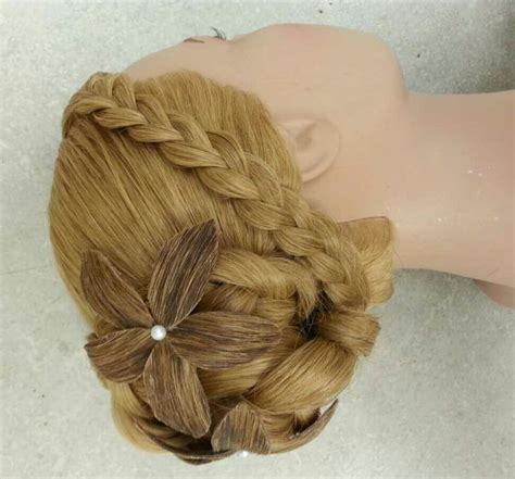Flower Updo Hairflower Braid Flowers In Hair Braids Updos