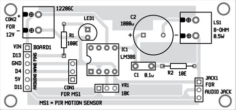 Motion Sensor With Voice Alarm Using Arduino Full Electronics Project