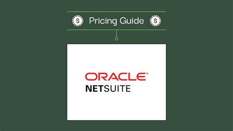 Oracle Netsuite Erp Pricing Tiers And Costs