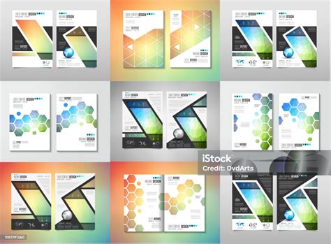 소책자 템플렛 전단지 디자인 또는 비즈니스 목적으로 Depliant 커버 세트 0명에 대한 스톡 벡터 아트 및 기타 이미지 0명 공란 디자인 Istock