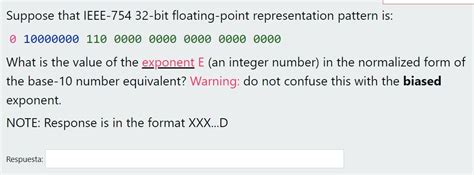 Solved Suppose That Ieee 754 32 Bit Floating Point