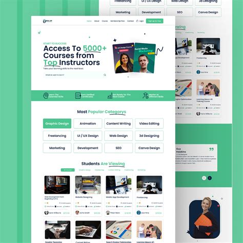 Lms Design By Tayyab Ali On Dribbble