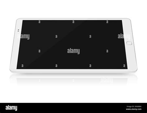 Tablet Empty Display Electronic Device Black White Stock Photo Alamy