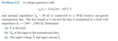 Solved Problem A Voltage Generator With Chegg