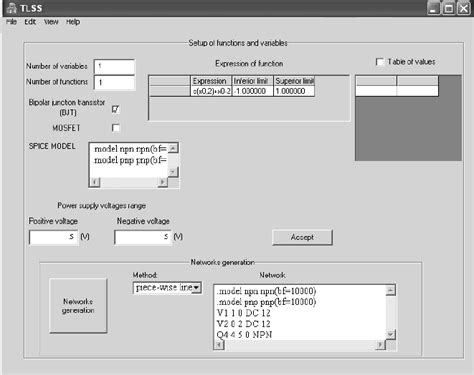 The Main Window Of The Tlss Program Download Scientific Diagram