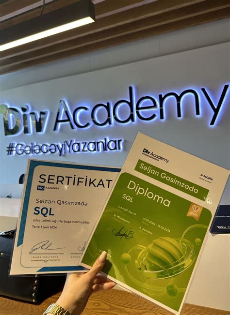 Seljan Gasimzada On Linkedin Oraclesql Divacademy