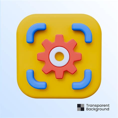 Premium Psd 3d Setting Icon