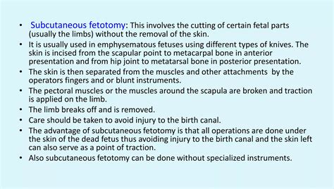 Vet Obst Lecture 9 Obstetrical Operations Pdf