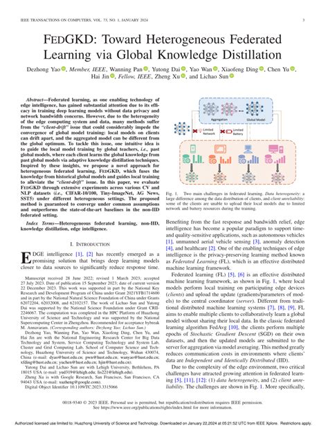 Pdf Fedgkd Toward Heterogeneous Federated Learning Via Global