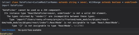 Cannot Use Datepicker As Jsx Element · Issue 3784 · Hacker0x01react