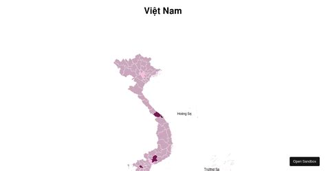 VietNam Map Codesandbox