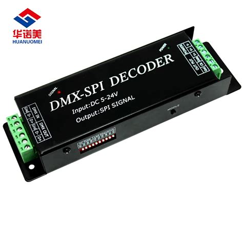 LED DMX SPI Decoder DMX DMX SPI Decoder LED SPI DMX LED Dimmer DC