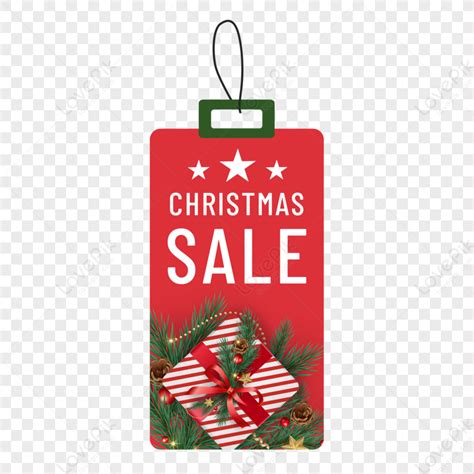 크리스마스 일러스트 판매 빨간색 선물 판촉 탭상징할인 Png 일러스트 무료 다운로드 Lovepik