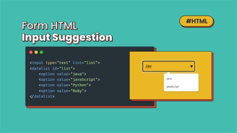 Membuat Form Html Dengan Input Sugestion — Minarsih Tech