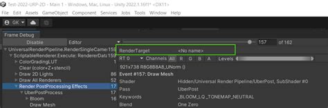 731 Renderpasseventafterrenderingpostprocessing Is Broken Unity Engine Unity Discussions