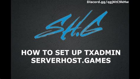 How To Set Up TXAdmin ServerHost Games YouTube