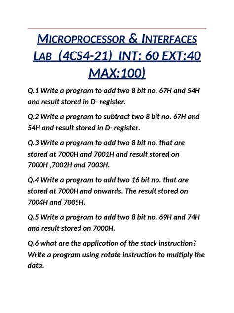 Mpi Lab Pdf