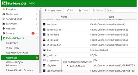 Technical Tip Private Cloud K8s Sdn Connector Fortinet Community