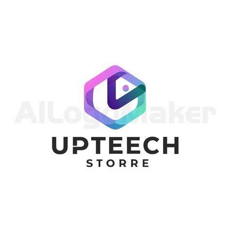 Logo Design For Uptech Store Modern Smartphone Symbol For Technology Industry Ai Logo Maker