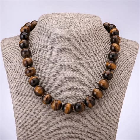 Намисто тигрове око — ціна 661 грн у каталозі Кольє і намиста Купити аксесуари за доступною