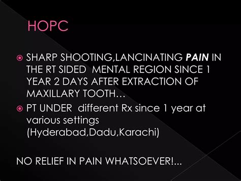 Case Ppt Mental Nerve Neuralgia Pptx Brain And Nervous System Disorders Diseases And