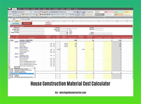 Accurate House Construction Material Cost Calculator A Guide For