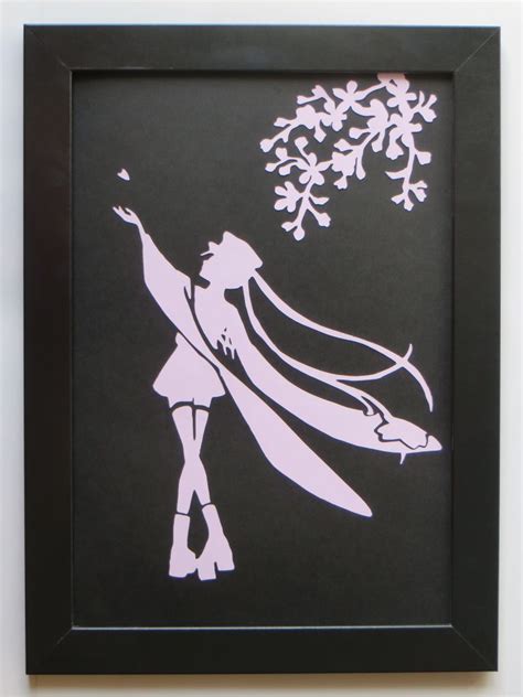 Vocaloid Papercraft Subject Miku Senbonzakura From Vocaloid Size A4