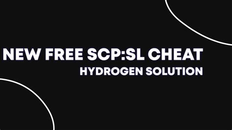 HYDROGEN BEST SCP SL CHEAT YouTube