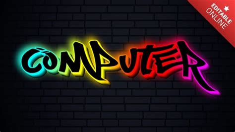 Computer Text Effect Generator