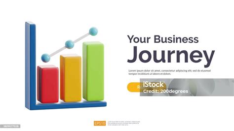 비즈니스 성장 그래프 차트 3d 그림 벡터 아이콘입니다 수익 증대 성공 매출 이익 증가 투자 수익률 개념 흰색 배경에 격리합니다 3차원 형태에 대한 스톡 벡터 아트 및 기타