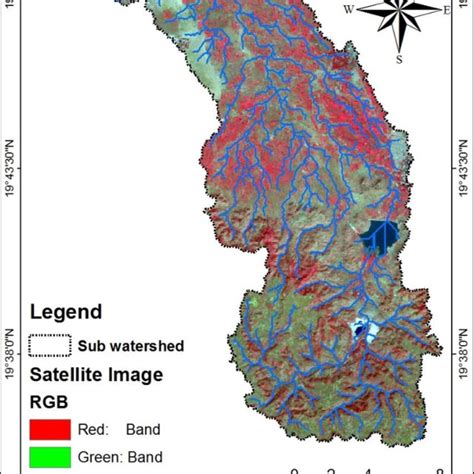 Irs Liss 3 Satellite Image Of 23 5 Mt Spatial Resolution Map Of The Download Scientific