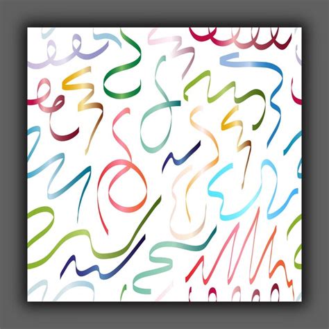 Premium Vector Abstract Seamless Background Of Colored Gradient Lines Wavy Curved And Curly