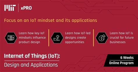 Mit Xpro Internet Of Things Iot Design And Applications Program On