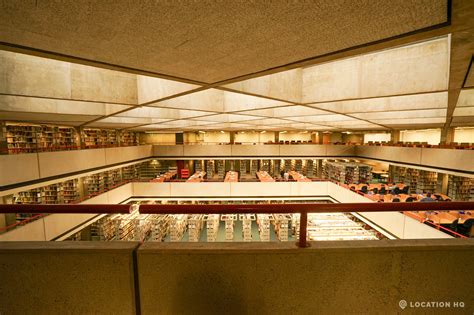 Brutalist Concrete Library For Filming