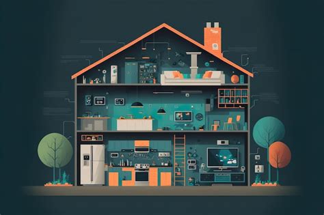 Premium Photo Smart Home Infrastructure