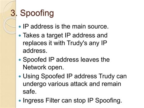 Network Attacks And Countermeasures Pptx