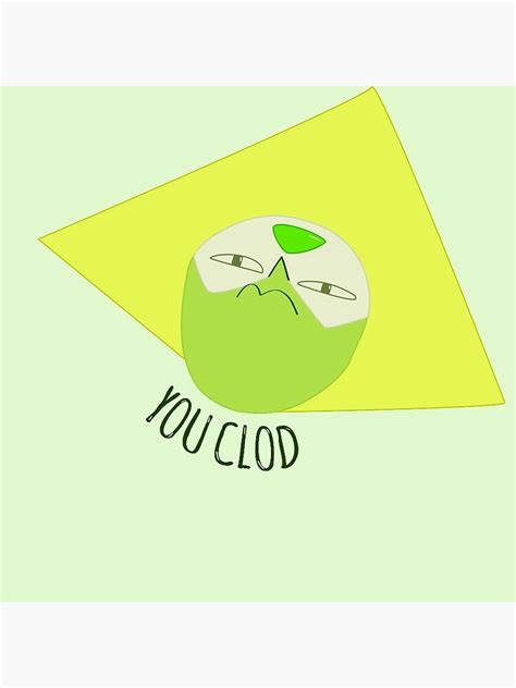 You Clod Peridot Steven Universe Pin For Sale By Pamelawille Redbubble