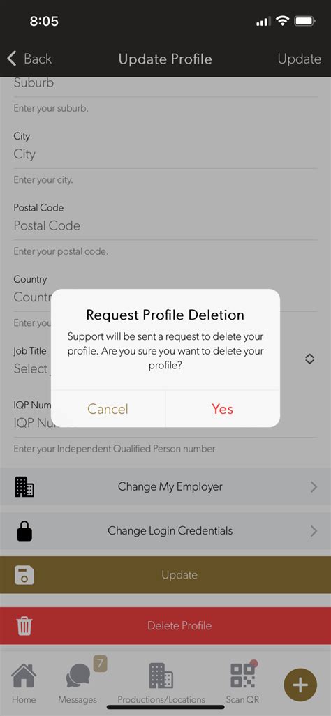 how to delete my user profile setconnect help center