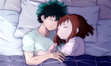 My Hero Academia Izuku And Ochaco Hd Wallpaper By Gabriel Pereira